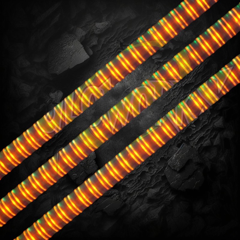 40" YELLOW FAST CHANGE LED LIGHT TUBE | Gloworks