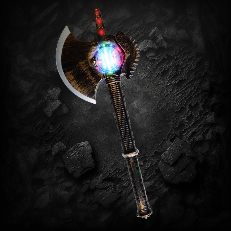 LED SPINNING BALL AXE WITH SOUND | Gloworks