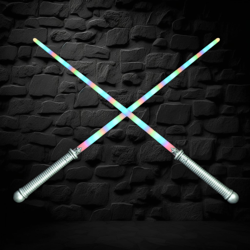 LED 7 FUNCTION RED/GREEN/BLUE SPACE SWORD | Gloworks