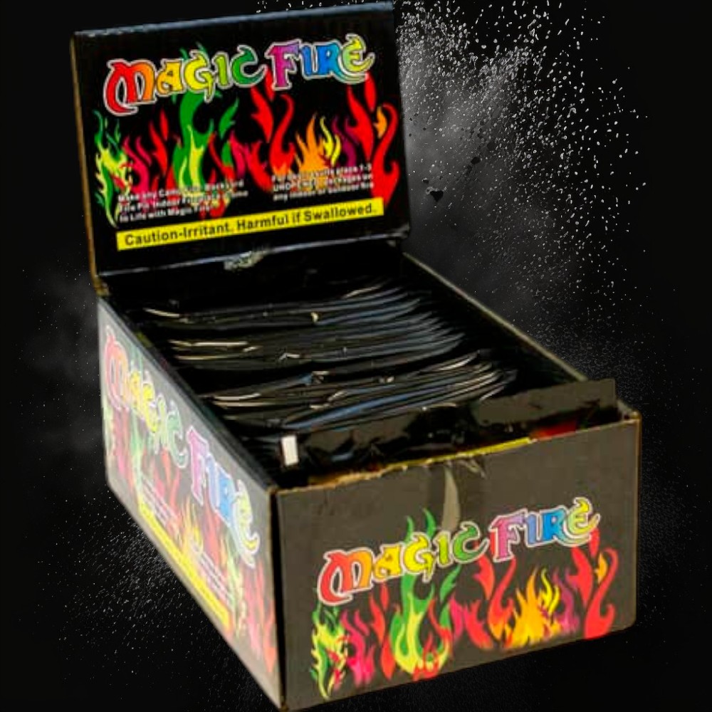 BIG COLOR RAINBOW CAMPFIRE FLAME PACKETS 1 DISPLAY (30/DISPLAY) | Gloworks